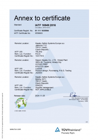 About Us | Kayaku Safety Systems Malaysia Sdn. Bhd